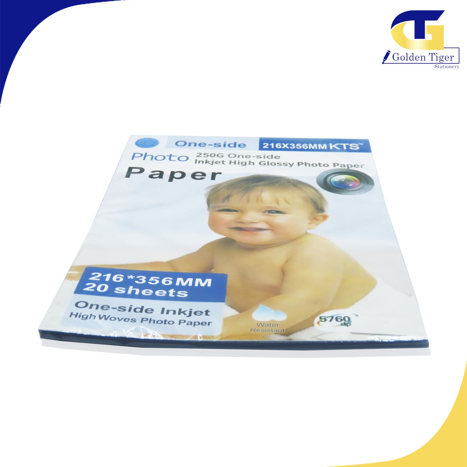 Inkjet Photo Paper ကြောင်ချစ် Jinlan ( 2C ) 50 Sheet | Golden Tiger ...