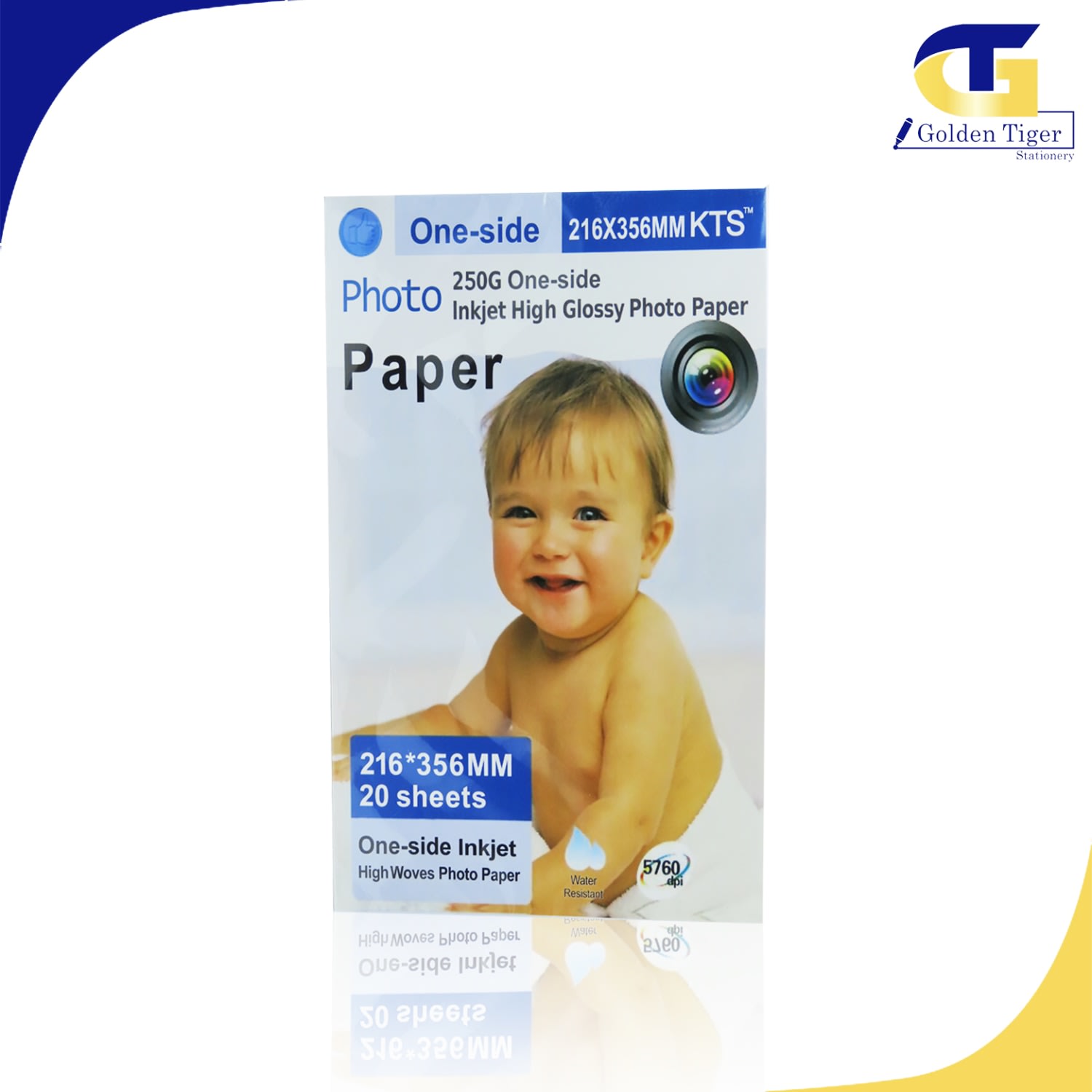 Inkjet Photo Paper ကြောင်ချစ် Jinlan ( 2C ) 50 Sheet | Golden Tiger ...