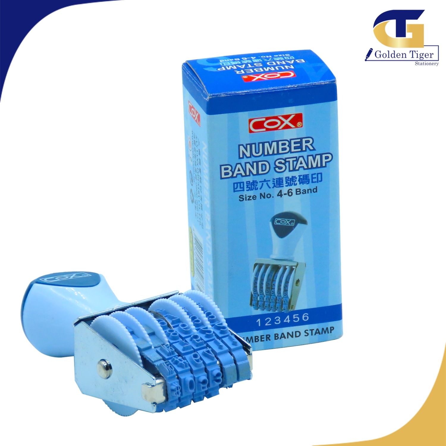 COX Number Stamp (Size No 4-6 Band) | Golden Tiger Stationery Store
