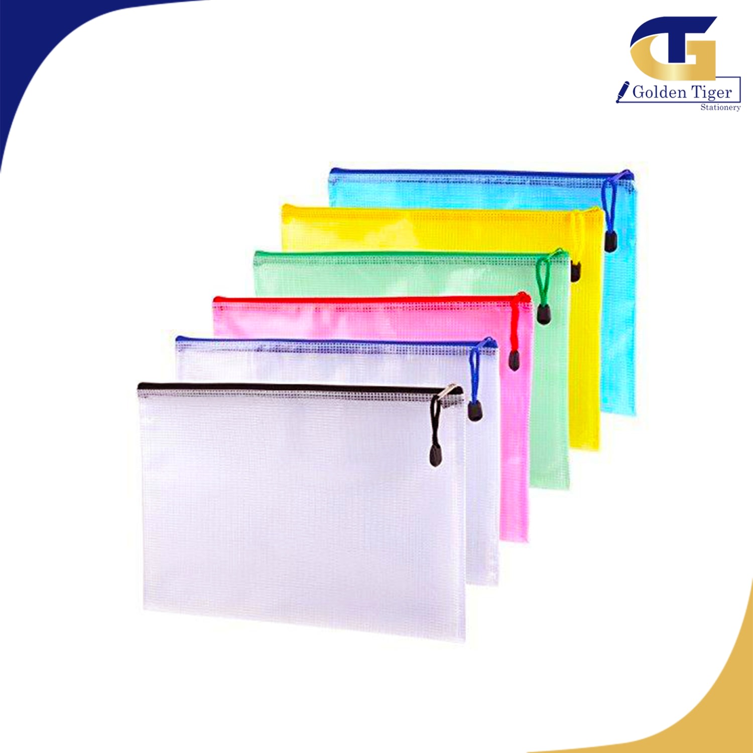 Zip file A4 ( ပိုက်ကွက်) | Golden Tiger Stationery Store