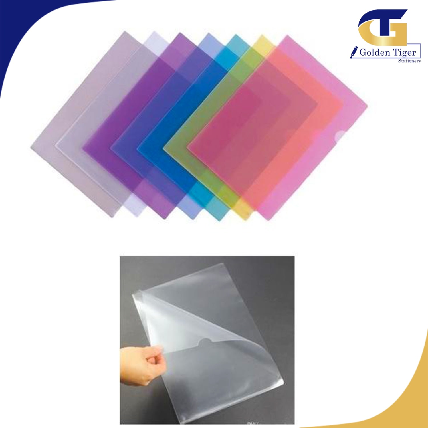 L Folder File LegalColor (Pcs) | Golden Tiger Stationery Store