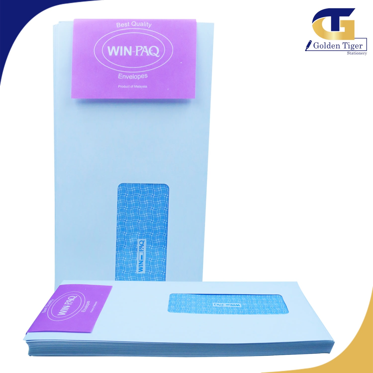 Win Paq Envelope Salary White Window (25pcs) | Golden Tiger Stationery ...