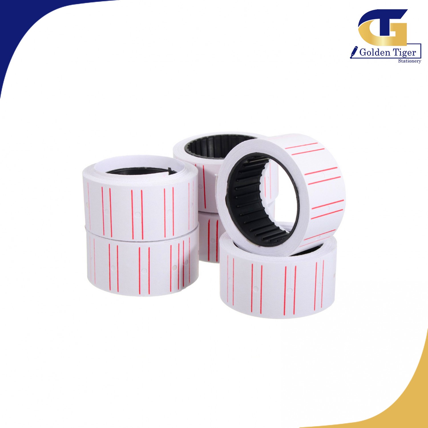 Price Label Tape White 1 Line( ဈေးတိပ် ၁ လိုင်း အဖြူ )10pcs/pkt ...