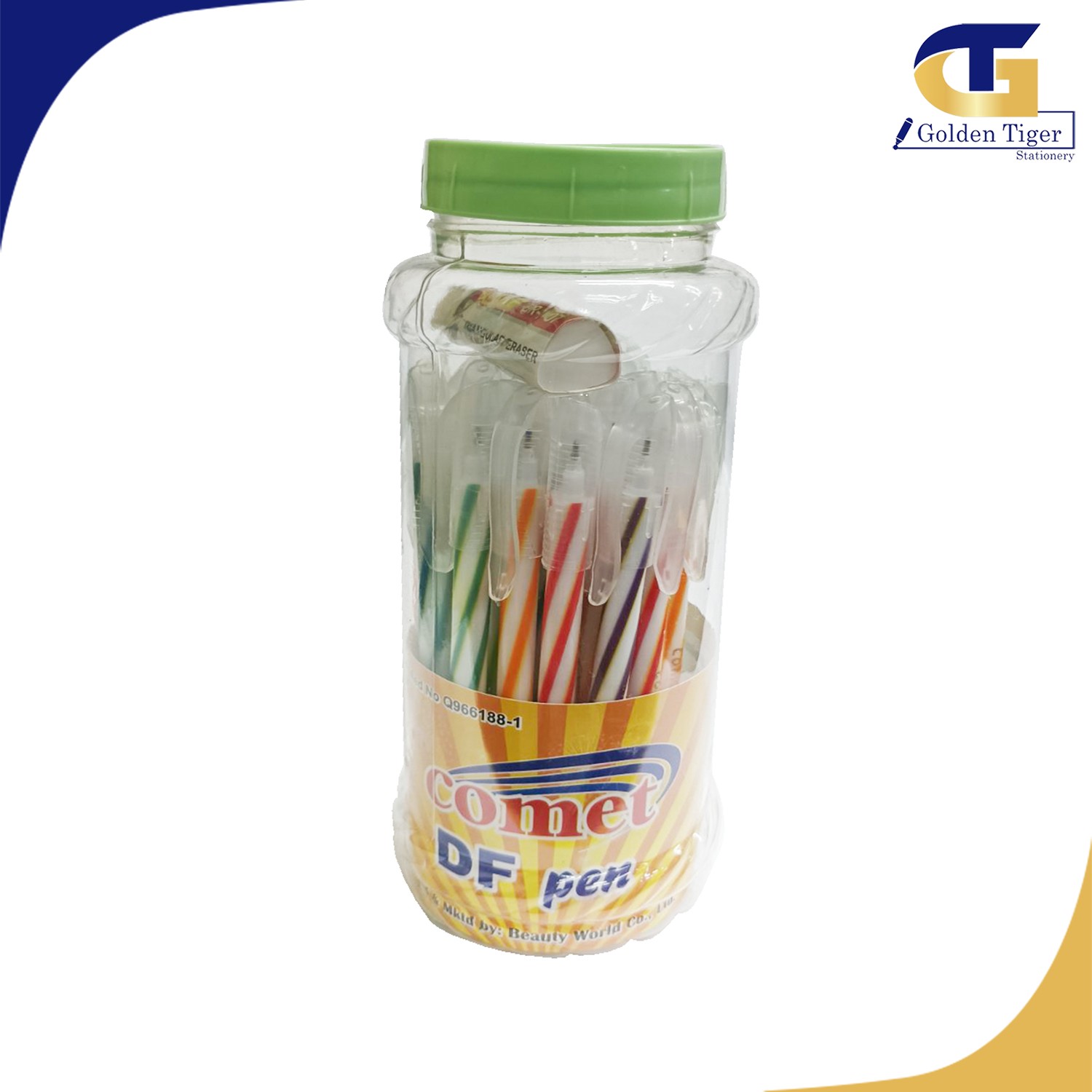 Comet DF Ball pen ( 30 ပါ ) | Golden Tiger Stationery Store