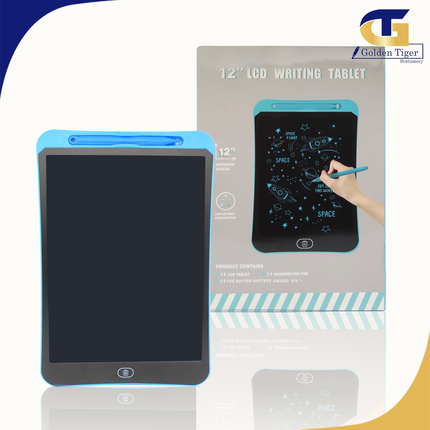 Lcd Writing Tablet 12" | Golden Tiger Stationery Store